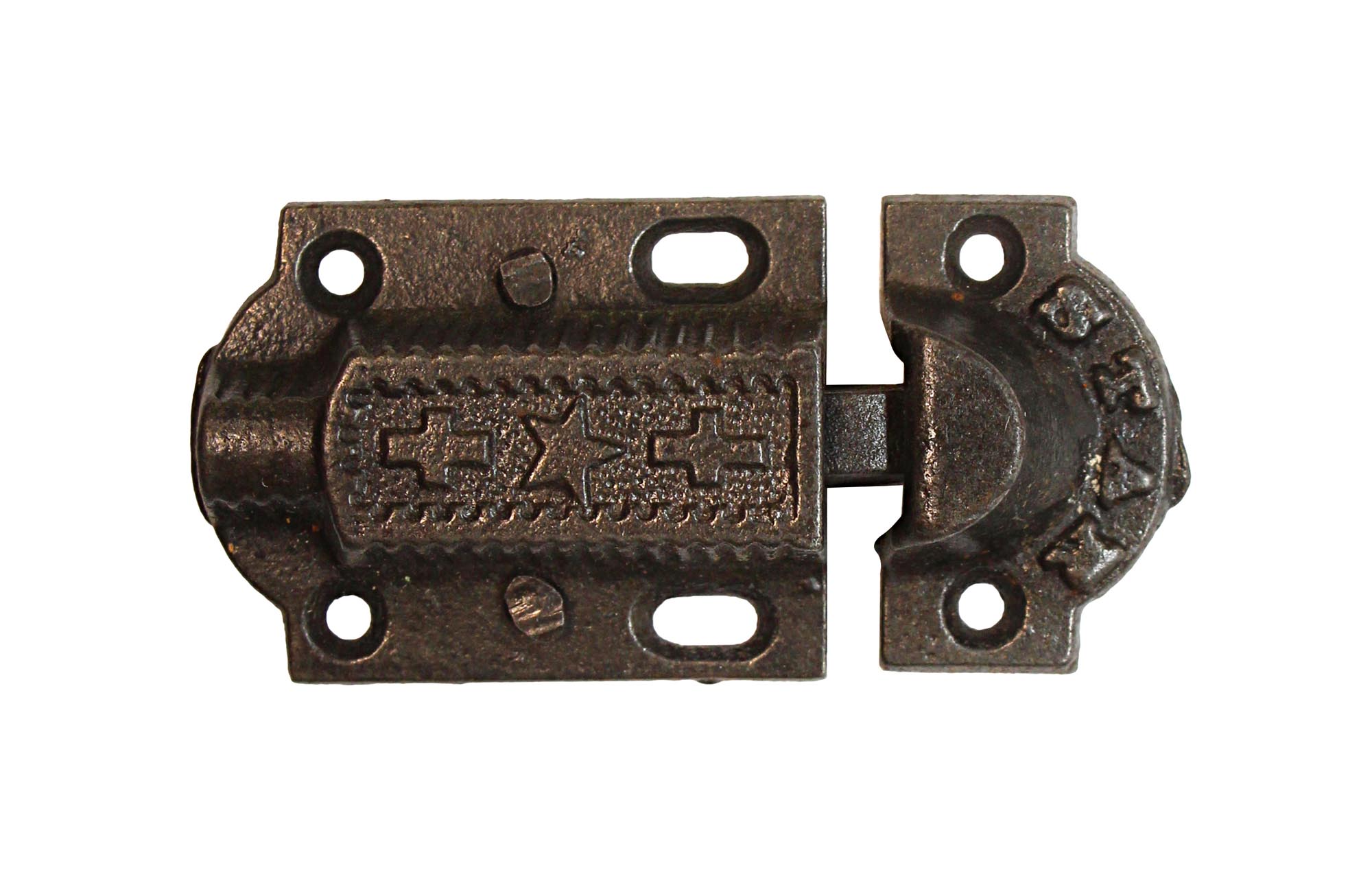 Vintage Rustic 2.75 in. Cast Iron Star Cabinet Latch | Olde Good Things