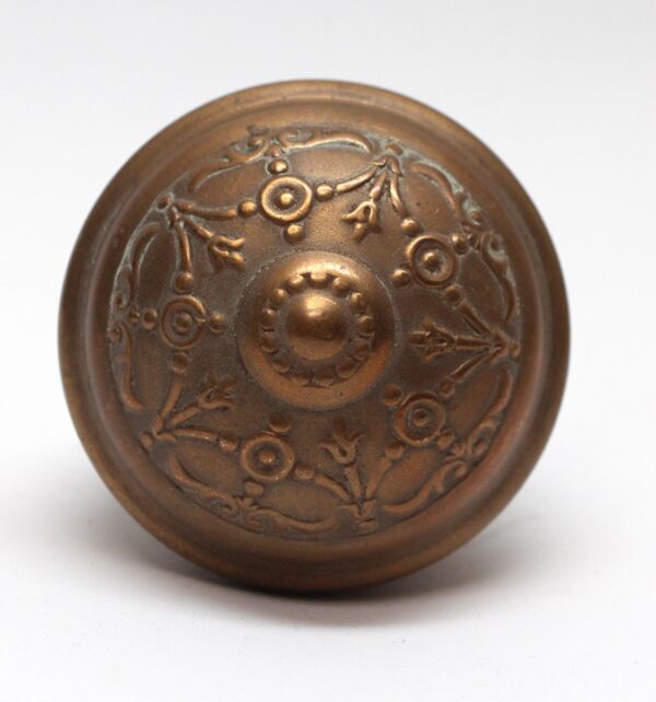 Antique Brass Reading 5 Fold Door Knob | Olde Good Things