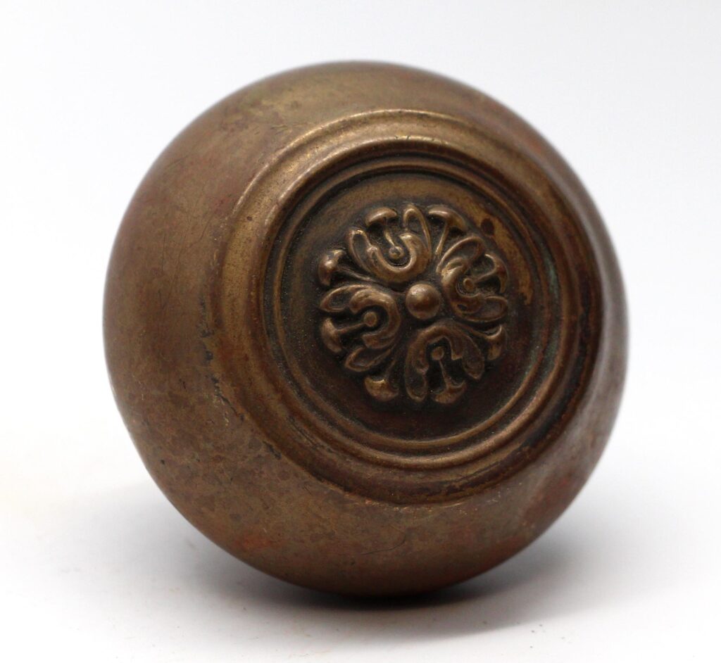 Antique 1890s Louis XVI Brass Russell & Erwin Passage Door Knob | Olde Good Things