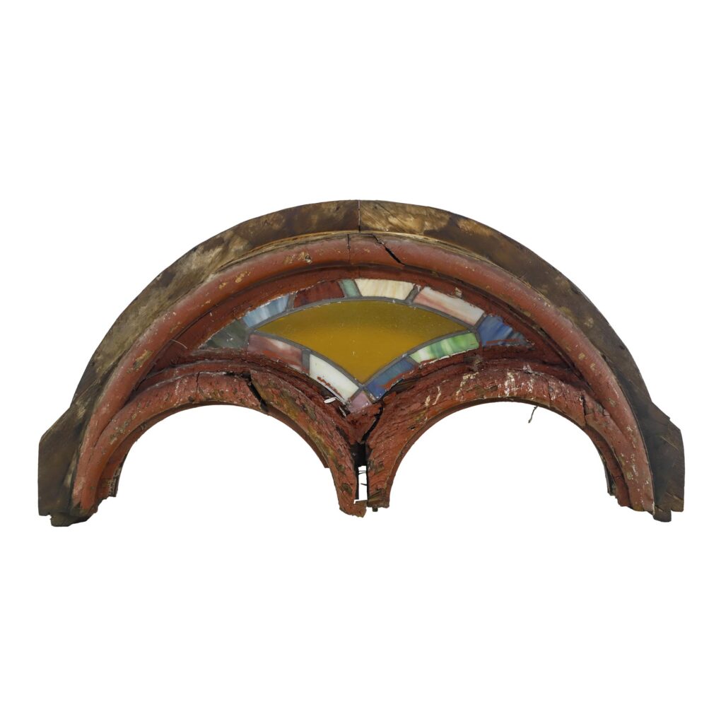 Gothic Arched Stained Glass 56 in. Window Transom | Olde Good Things