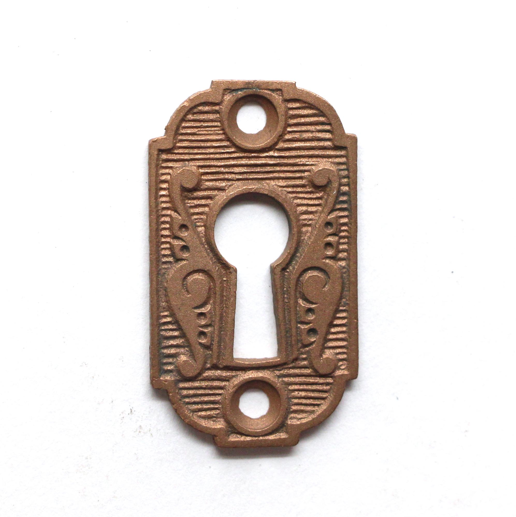 Antique 1.625 in. Victorian Bronze Door Keyhole Cover Plate | Olde Good ...