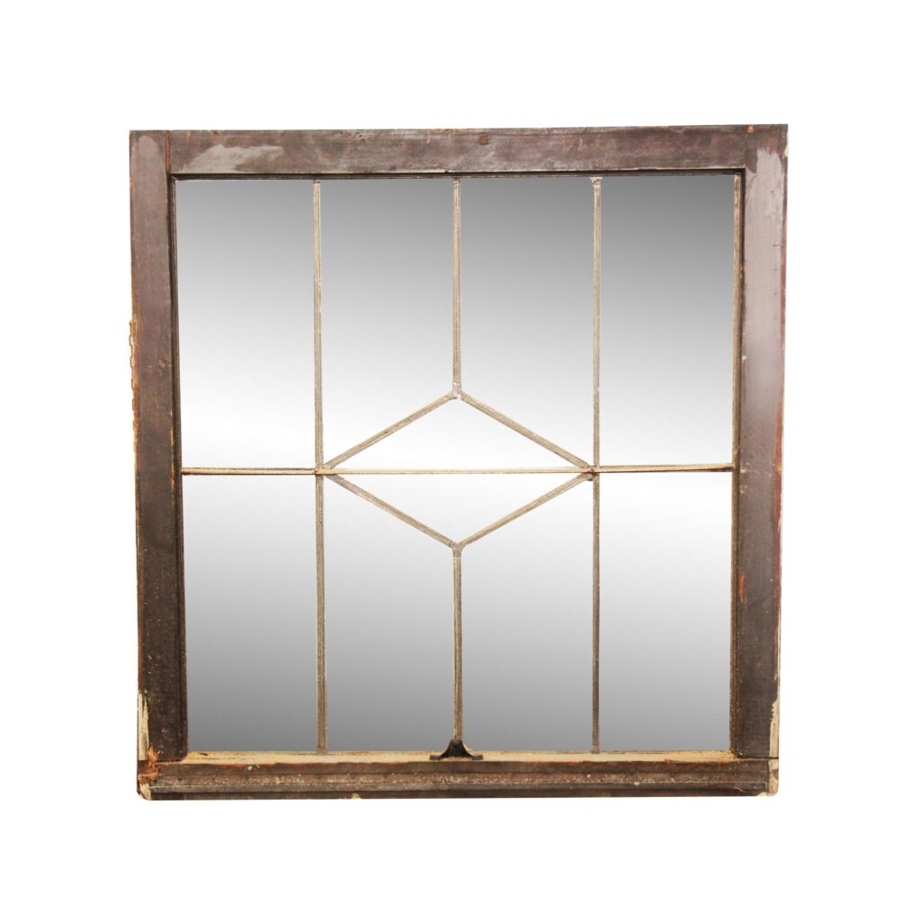 Reclaimed Tudor Leaded Glass Window 31.25 x 30 | Olde Good Things
