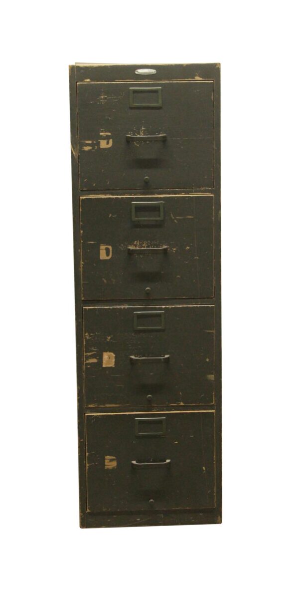 Vintage green filing cabinet store