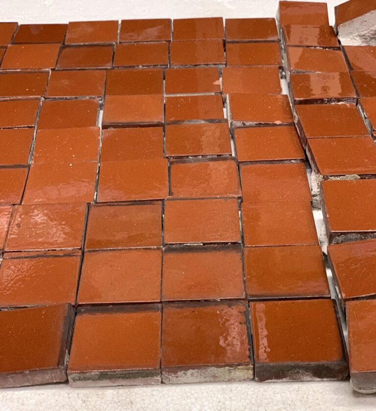 2 x 2 Brown Wall Tile Set | Olde Good Things