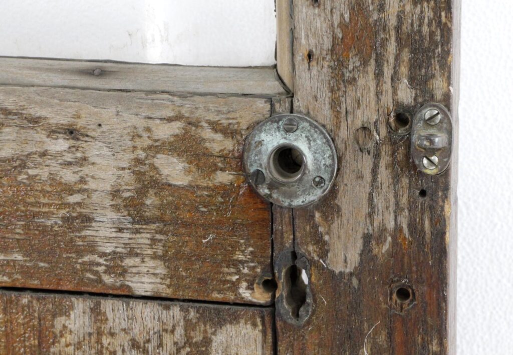 Antique Half Lite 2 Pane Wooden Passage Door 63.25 x 24.25 | Olde Good ...