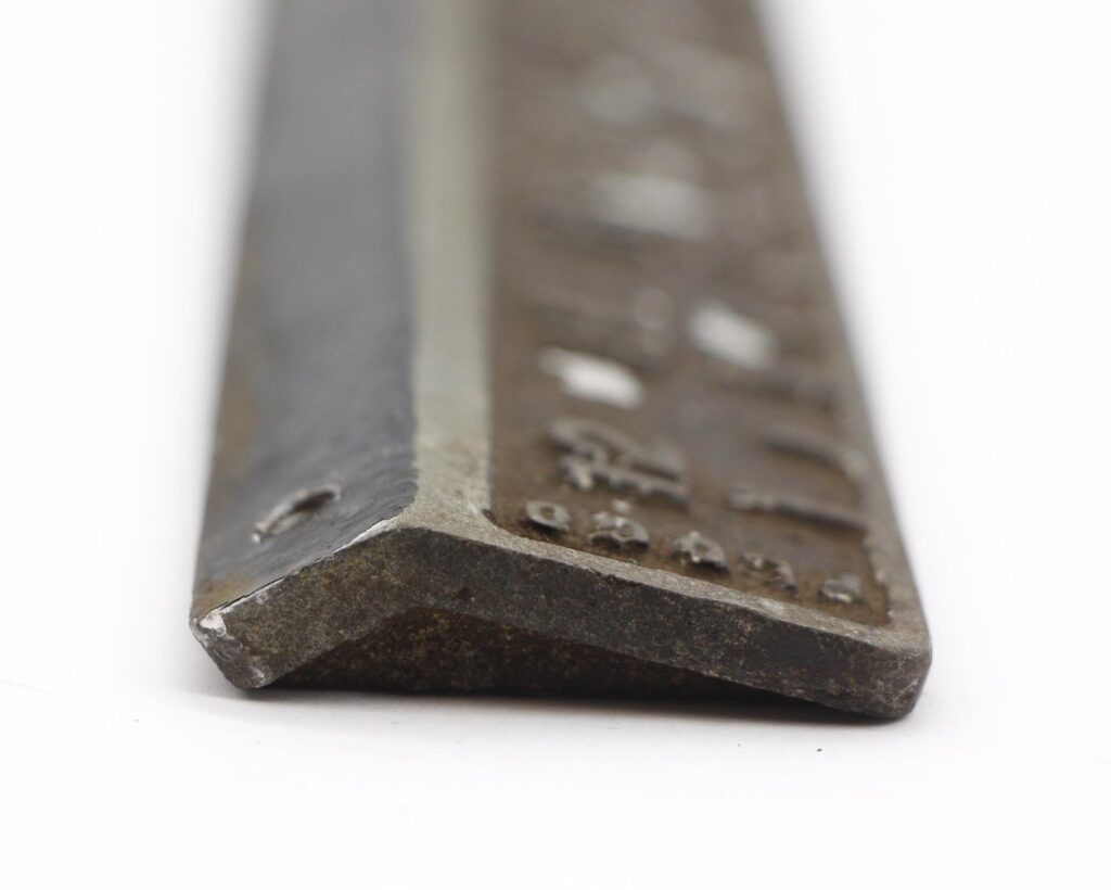 Vintage 12 in. Cast Aluminum Angle Mount Ruler | Olde Good Things