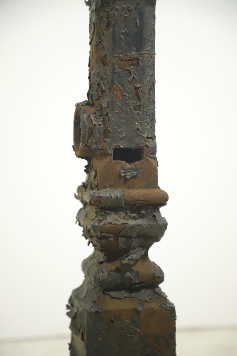 Reclaimed 36 in. Cast Iron Post End Piece | Olde Good Things