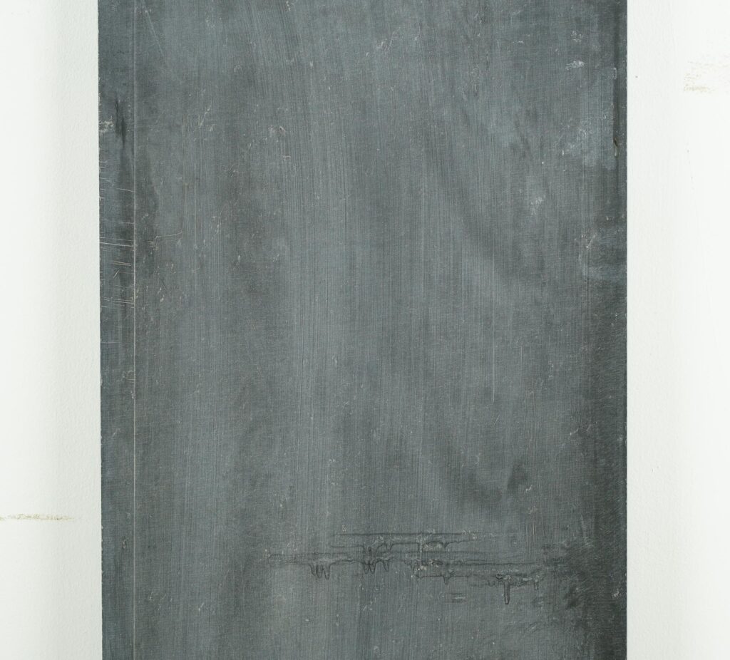 40 in. x 10 in. Gray Slab Slate Shelf | Olde Good Things