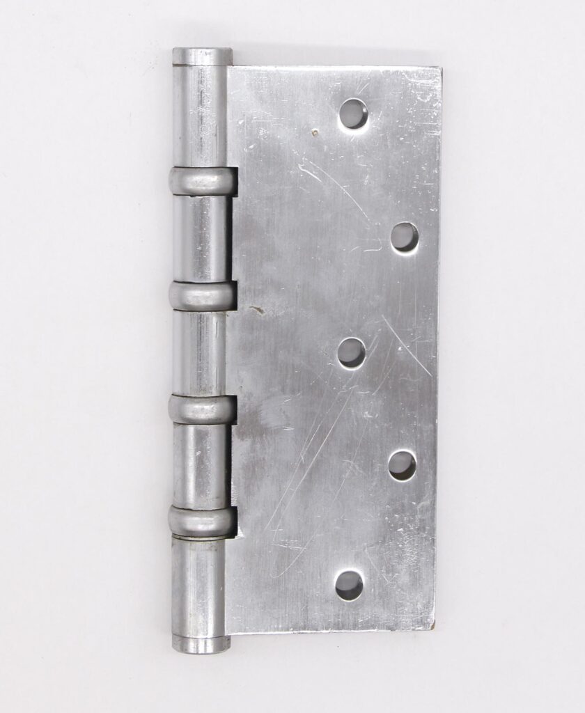 Geo B. Henne Nickeled Brass 6 x 5 Ball Bearing Butt Door Hinge | Olde ...