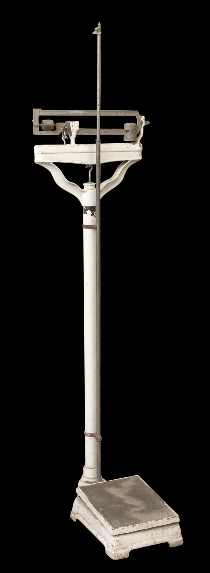 Antique Continental Scale Works Doctors Stand Up Scale | Olde Good Things