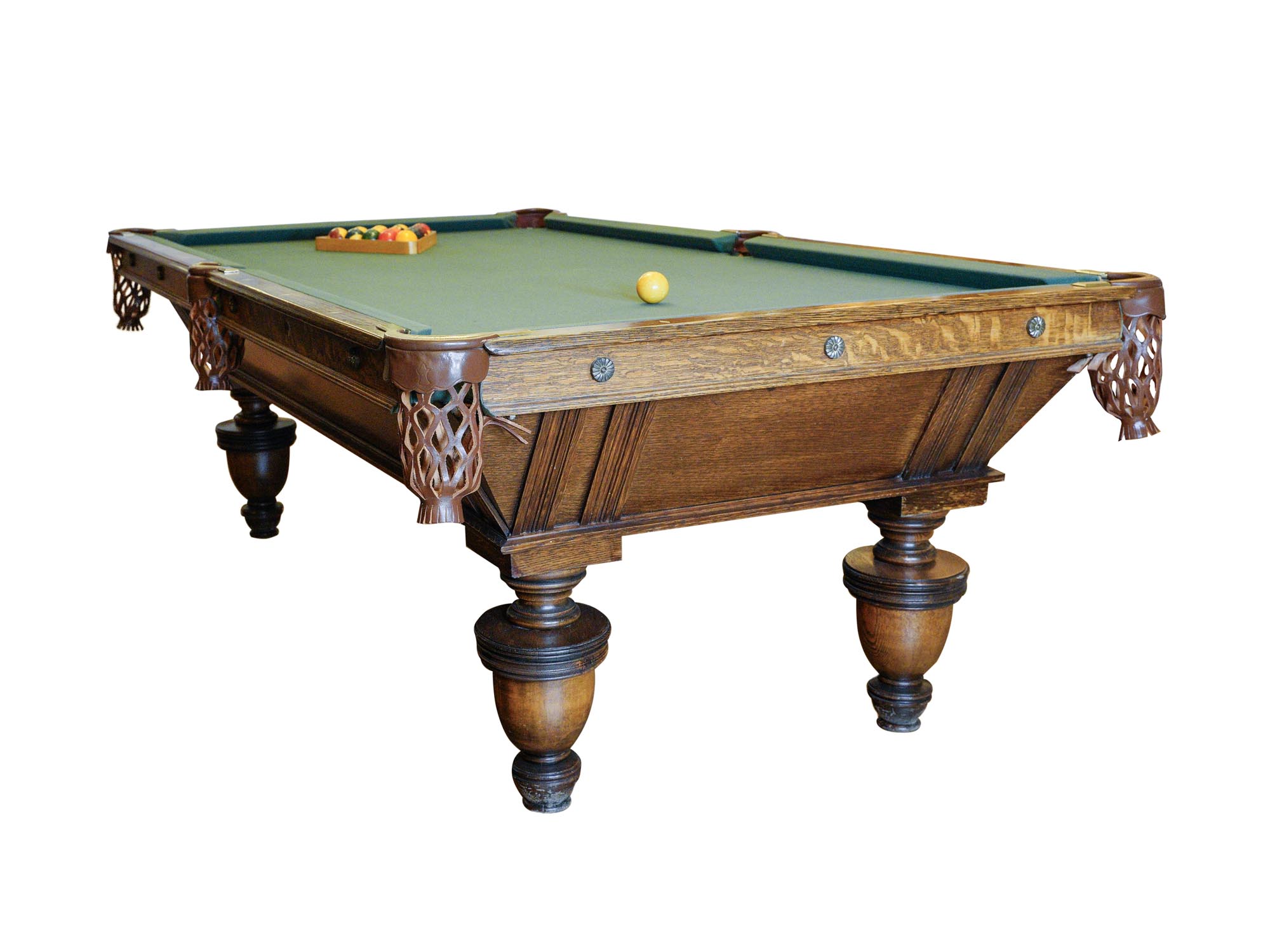 Antique Restored Narragansett Blatt Billiards Table | Olde Good Things