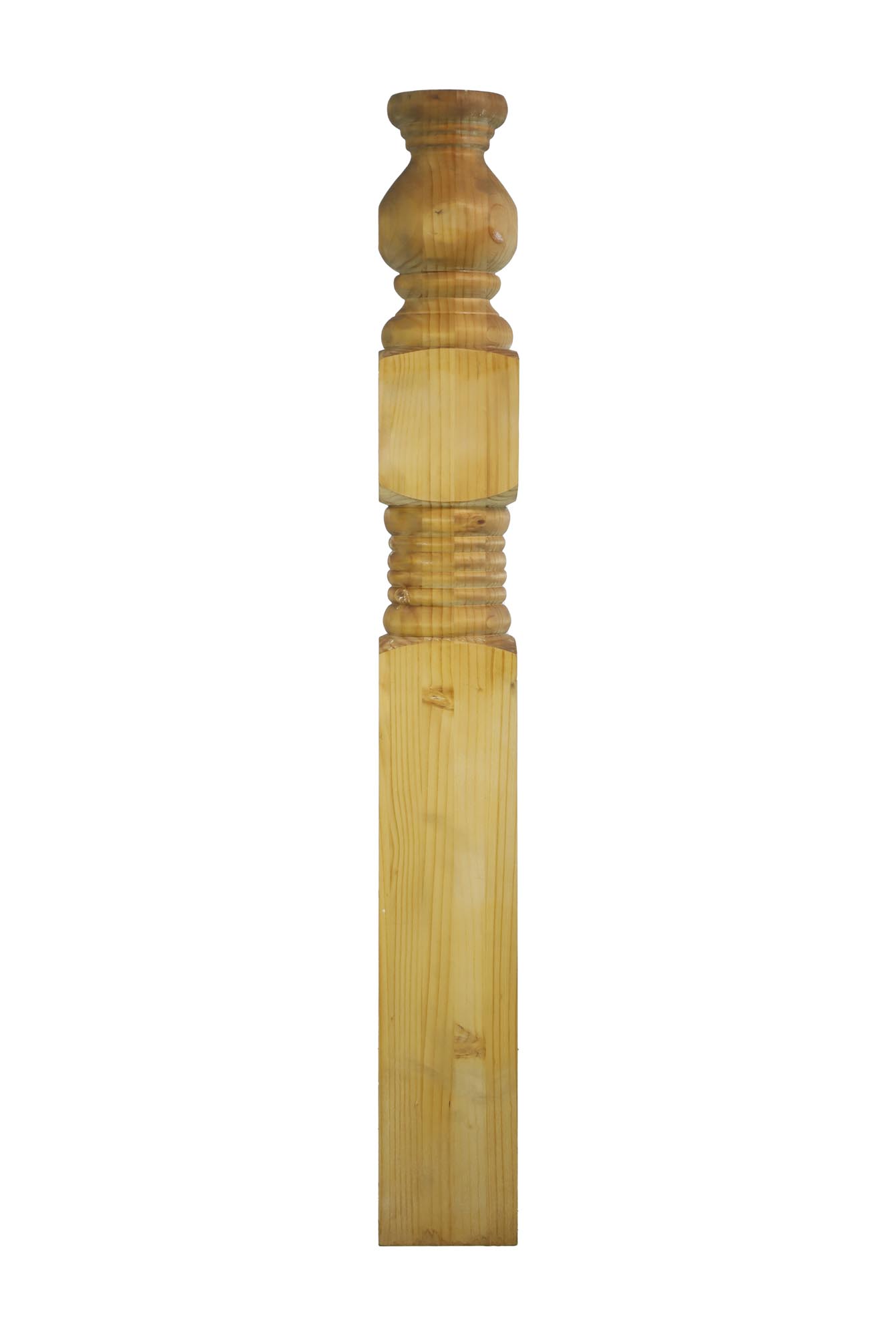 45.5 in. Wooden Machine Carved Newel Post | Olde Good Things