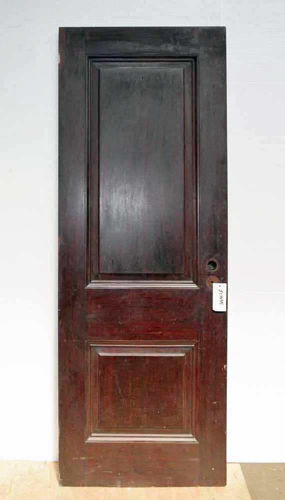 Antique 2 Pane Wood Passage Door 81.25 x 28 | Olde Good Things