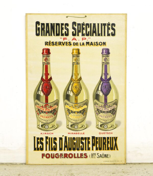 Vintage European Cardboard French Panneaux Cartons Advertisements ...