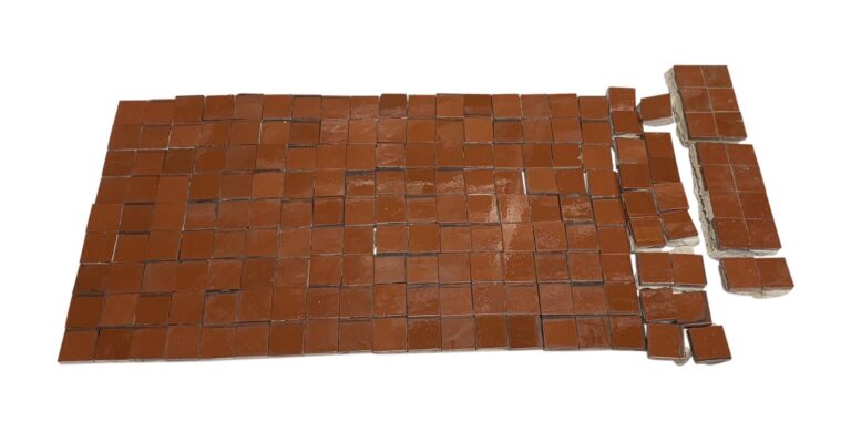 2 x 2 Brown Wall Tile Set | Olde Good Things