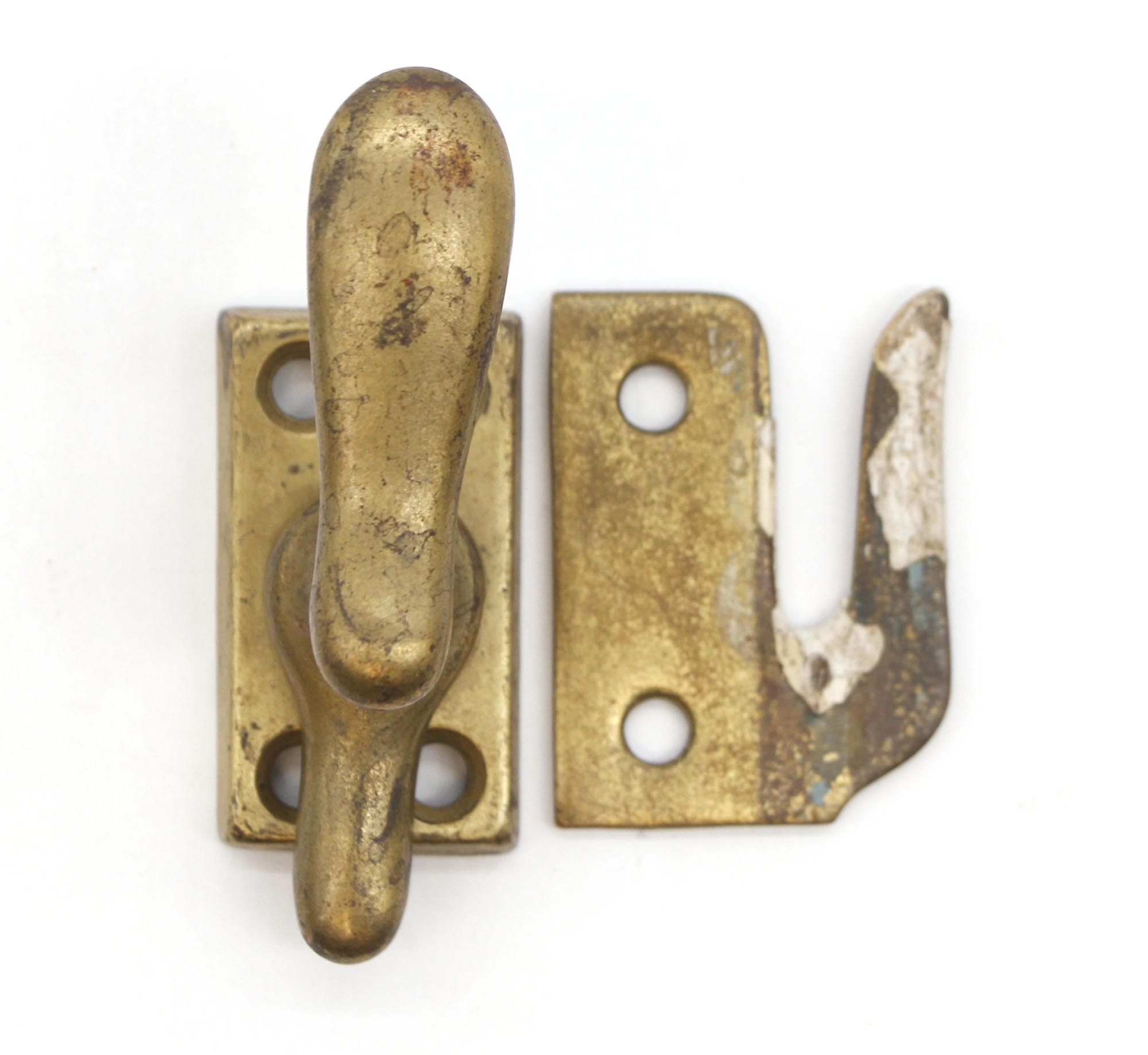 Brass Plated Steel Vintage Window Casement Latch | Olde Good Things