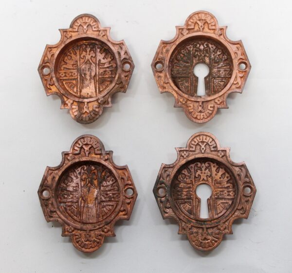 Double Pocket Door Aesthetic Corbin Mortise Lock Set | Olde Good Things