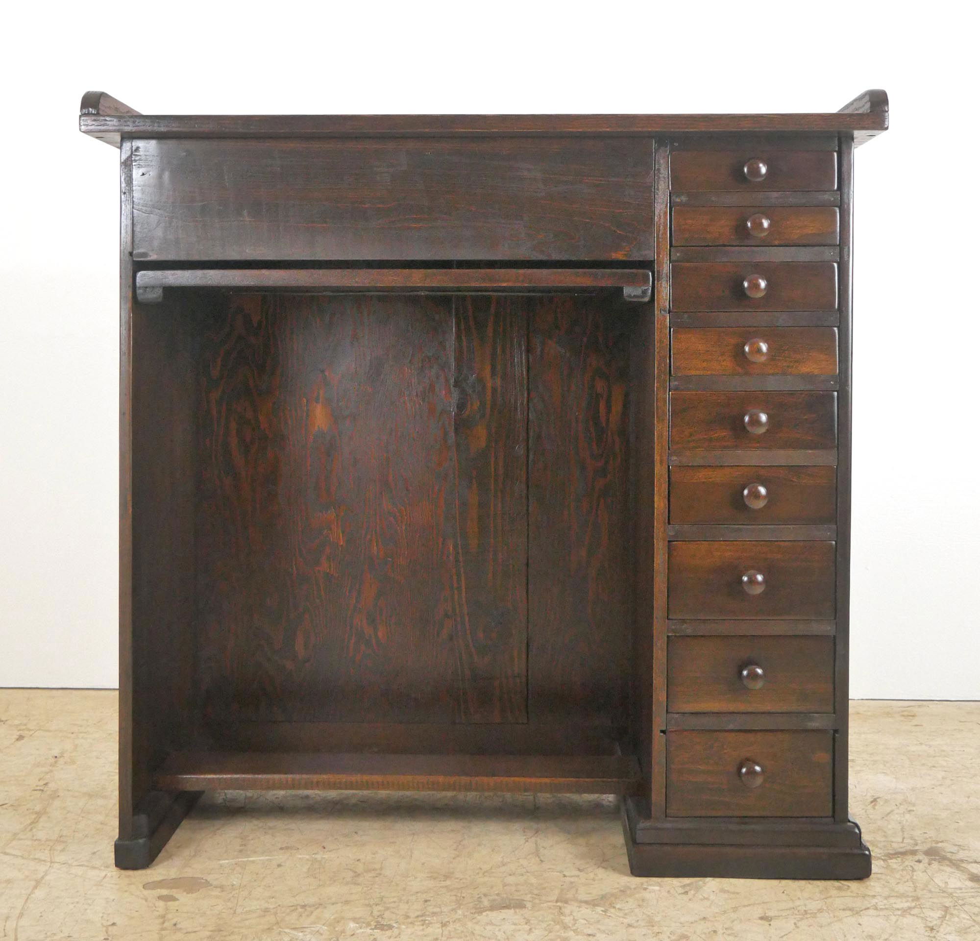 Vintage Dark Wood Watchmaker Jewelers Workbench Olde Good Things