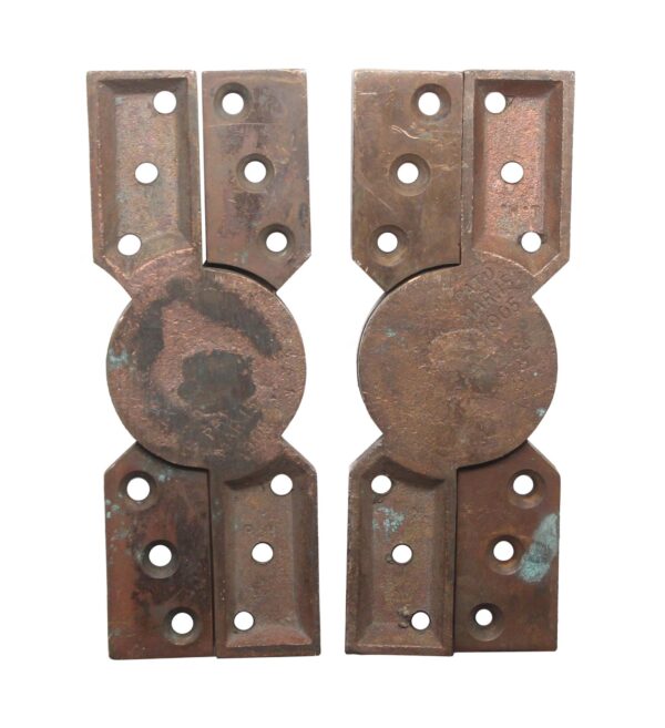 Vintage Bronze Pair of Window Hinges | Olde Good Things