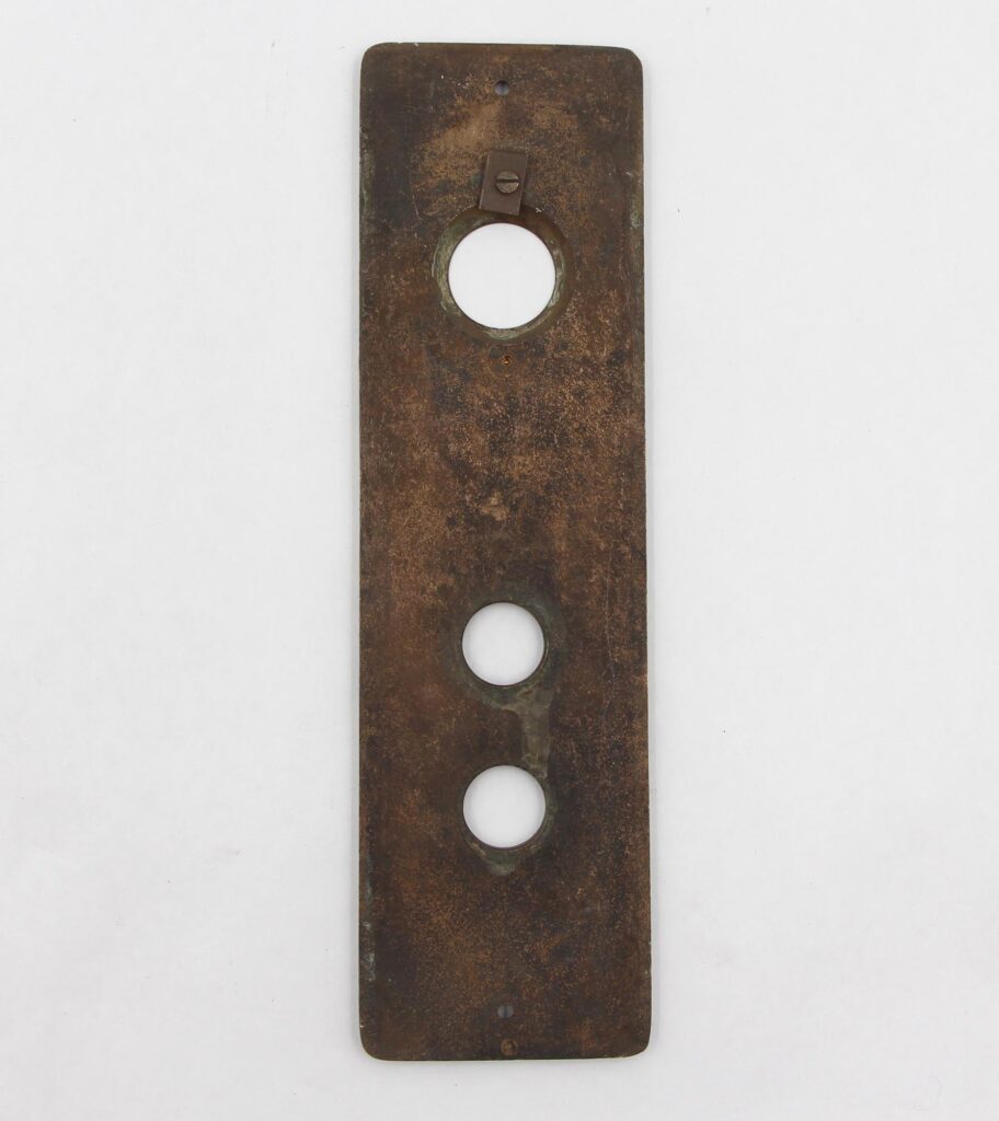 Art Deco Emblematic W Bronze Elevator Indicator Plate | Olde Good Things